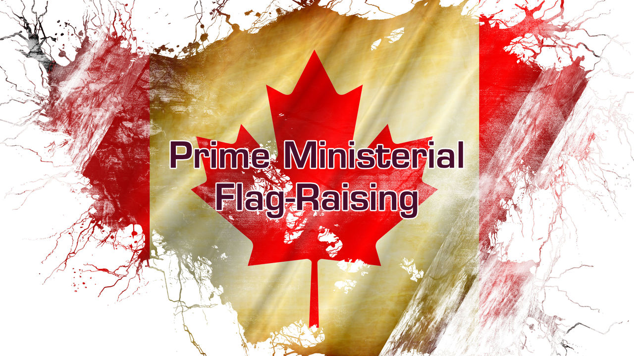 Prime Ministerial Flag-Raising